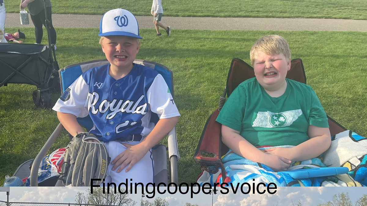 Believing in Progress: A Brother's Love - Finding Cooper's Voice ...